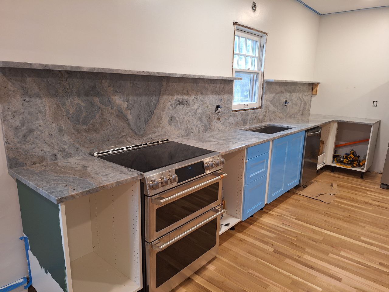 Granite Depot of Indianapolis - Fantasy Blue Marble with Backsplash ...